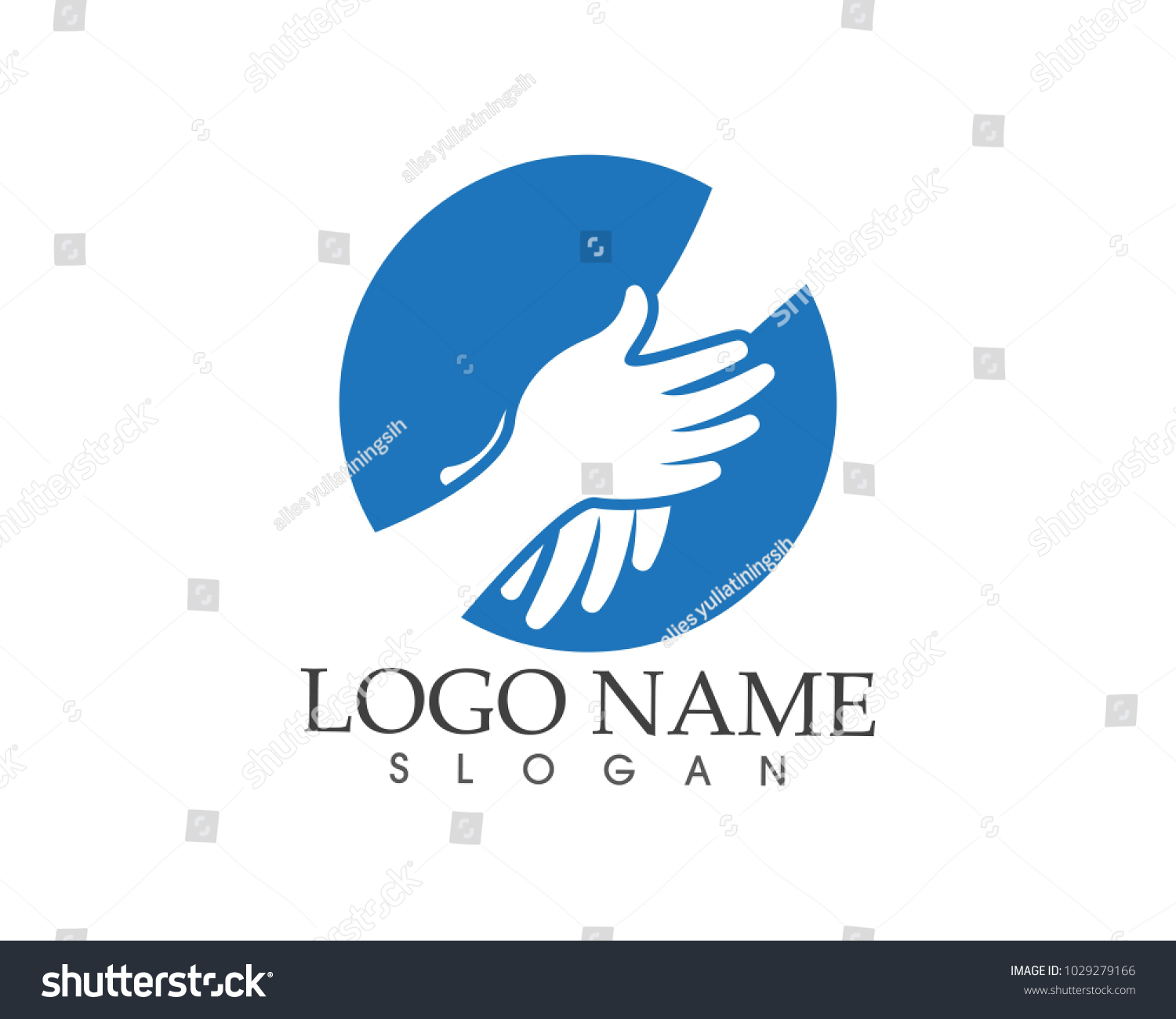 Vector Hand Stylized Logo Stock Vector (Royalty Free) 1029279166 ...