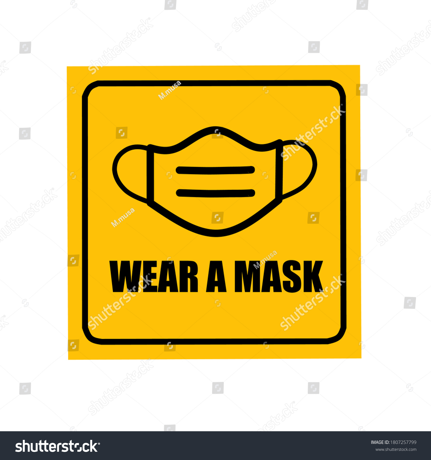 Vector Health Protocols Covid 19 Stock Vector (Royalty Free) 1807257799