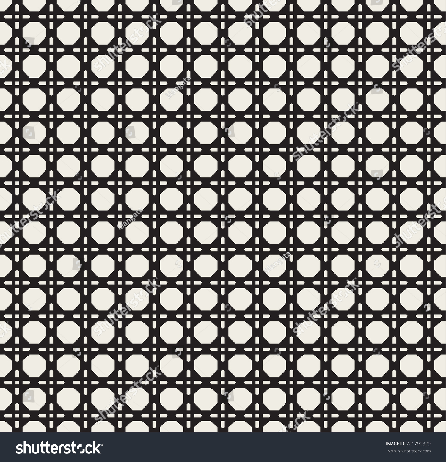 Vector Hexagon Lines Seamless Pattern Modern Stock Vector (Royalty Free ...