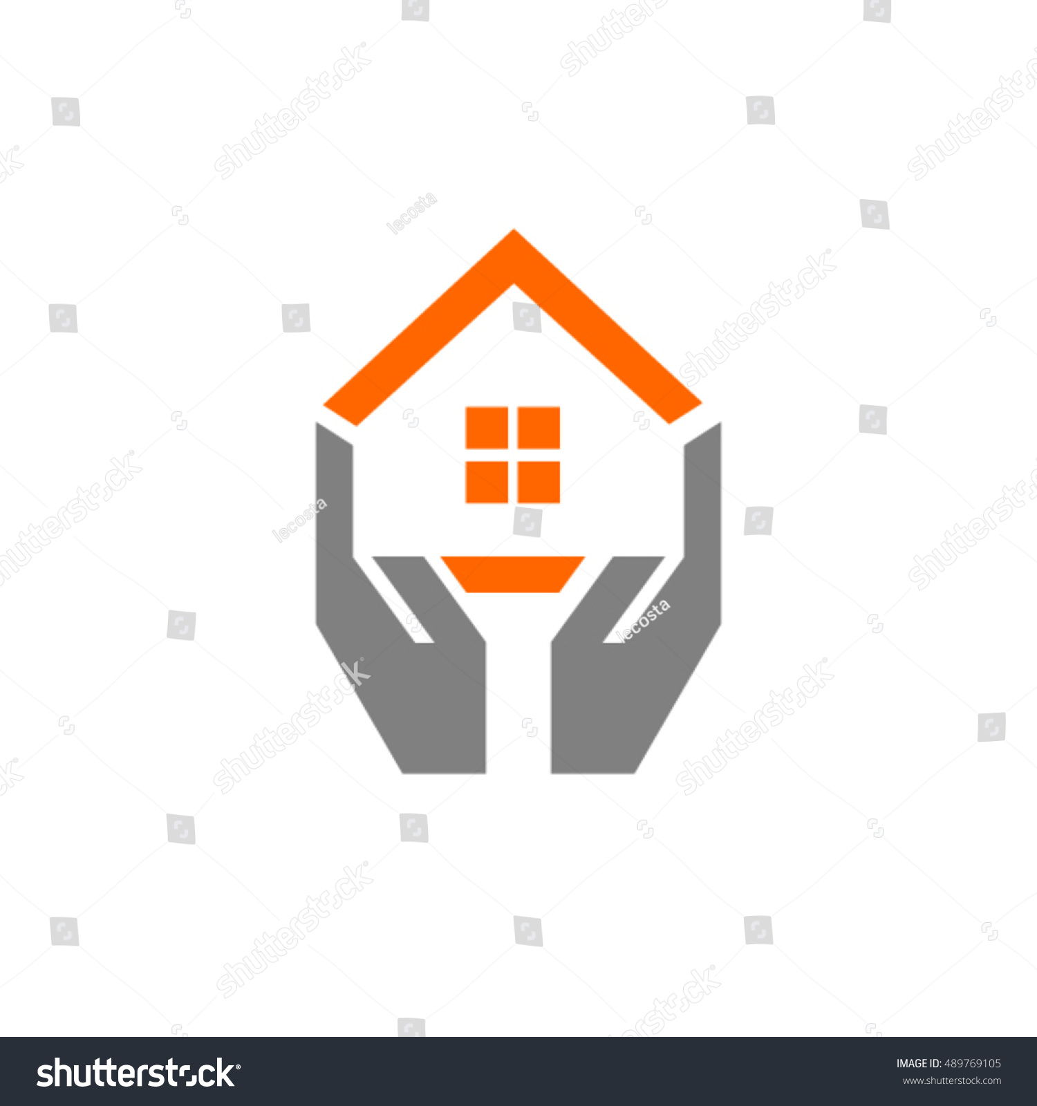 Vector House Hands Stock Vector (Royalty Free) 489769105 | Shutterstock