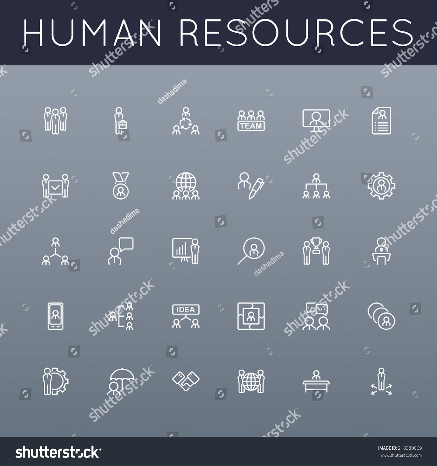 26.403 imagens de Human resources pictograms Imagens, fotos stock e ...