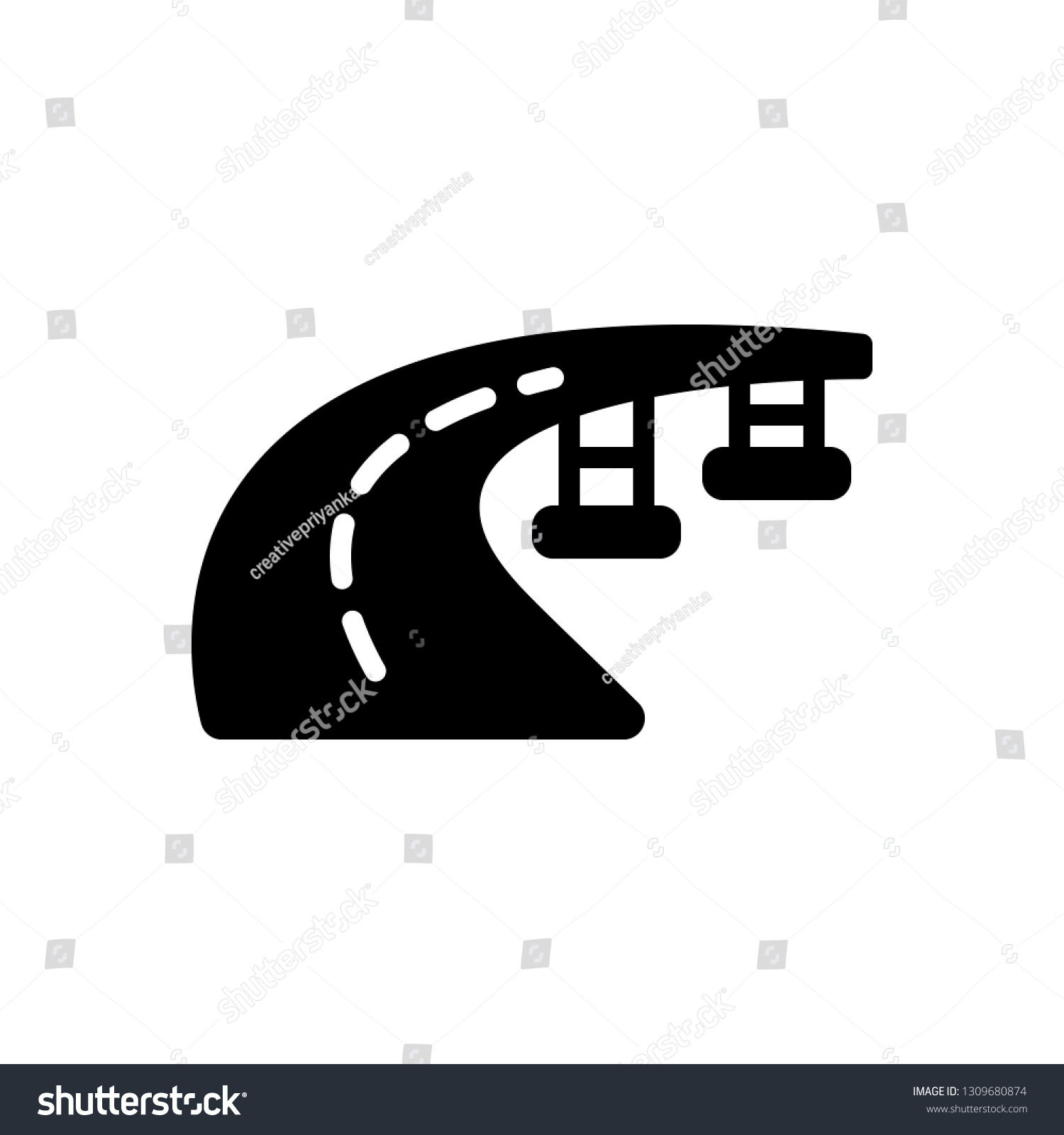 Vector Icon Flyover Stock Vector (Royalty Free) 1309680874 | Shutterstock