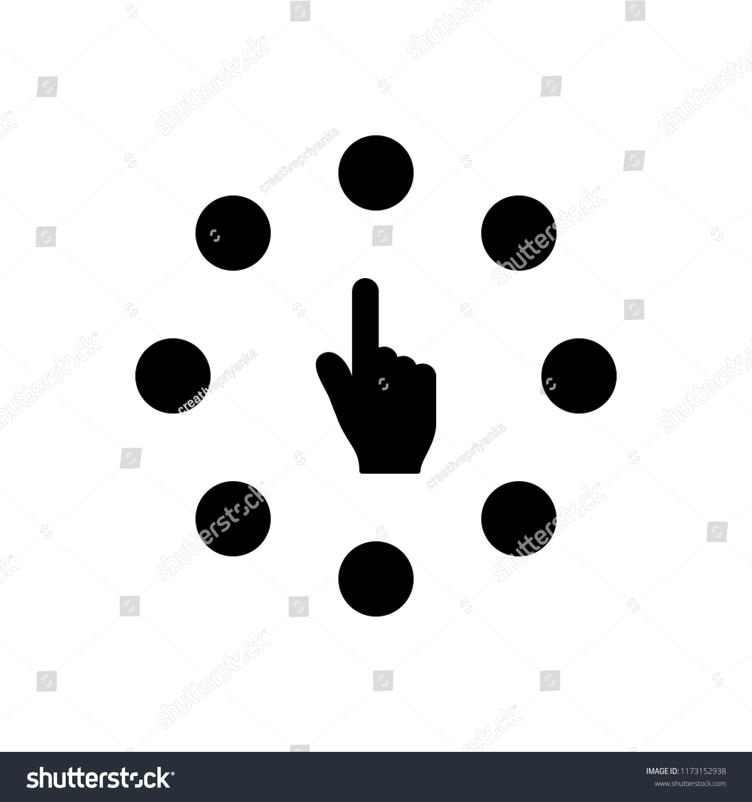Vector Icon Variety Stock Vector (Royalty Free) 1173152938