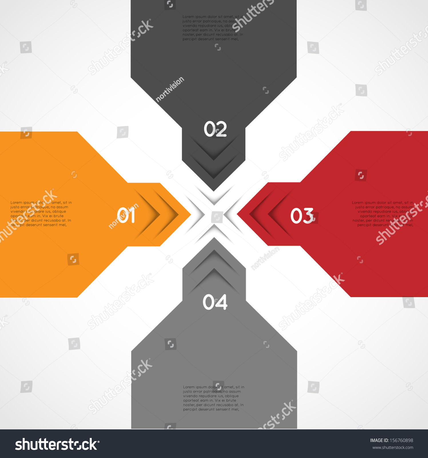 Vector Ifographic Template Optionsinfographic Design Element Stock ...
