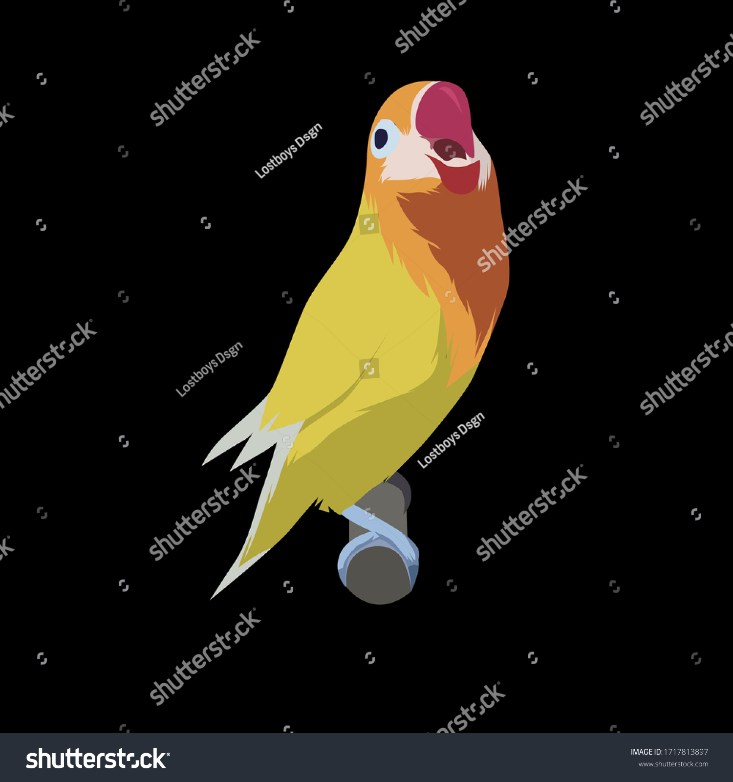 Ave De Ilustración Del Vector Para: vector de stock (libre de regalías ...