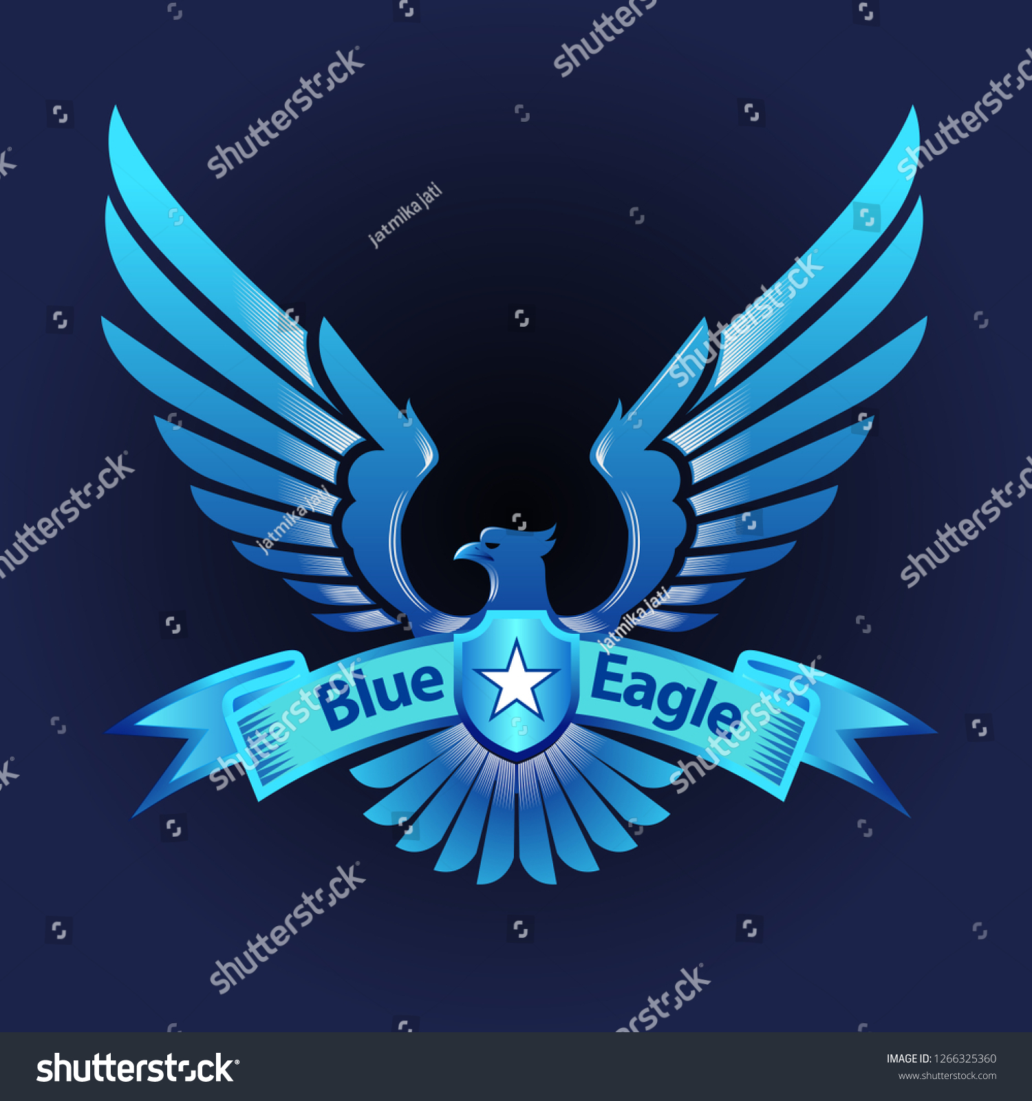 Vector Illustration Blue Eagle Symbol Logo: เวกเตอร์สต็อก (ปลอดค่า ... Vector Illustration Blue Eagle Symbol Logo: เวกเตอร์สต็อก (ปลอดค่า ...
