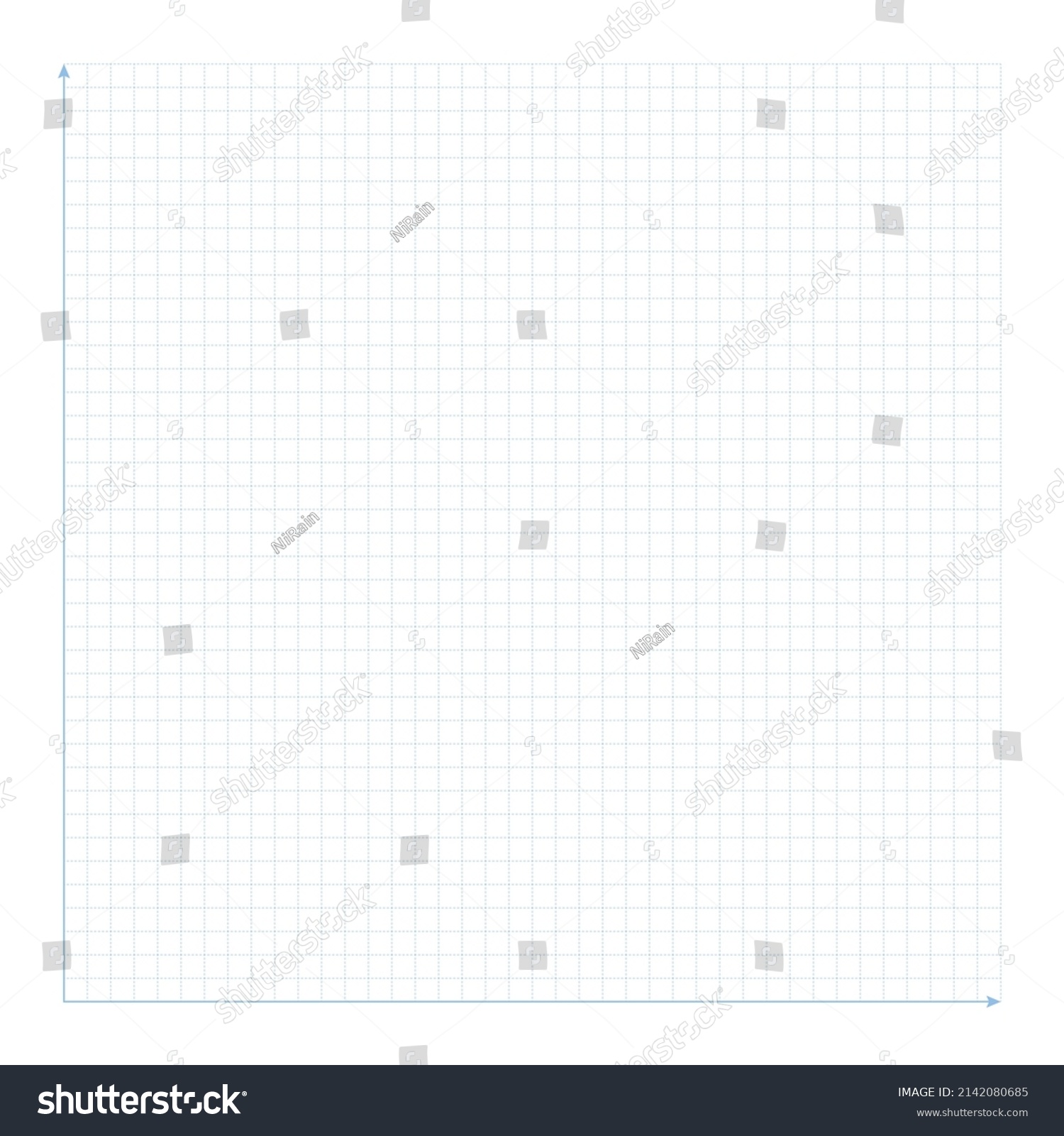 Vector Illustration Blue Plotting Graph Paper Stock Vector (Royalty ...