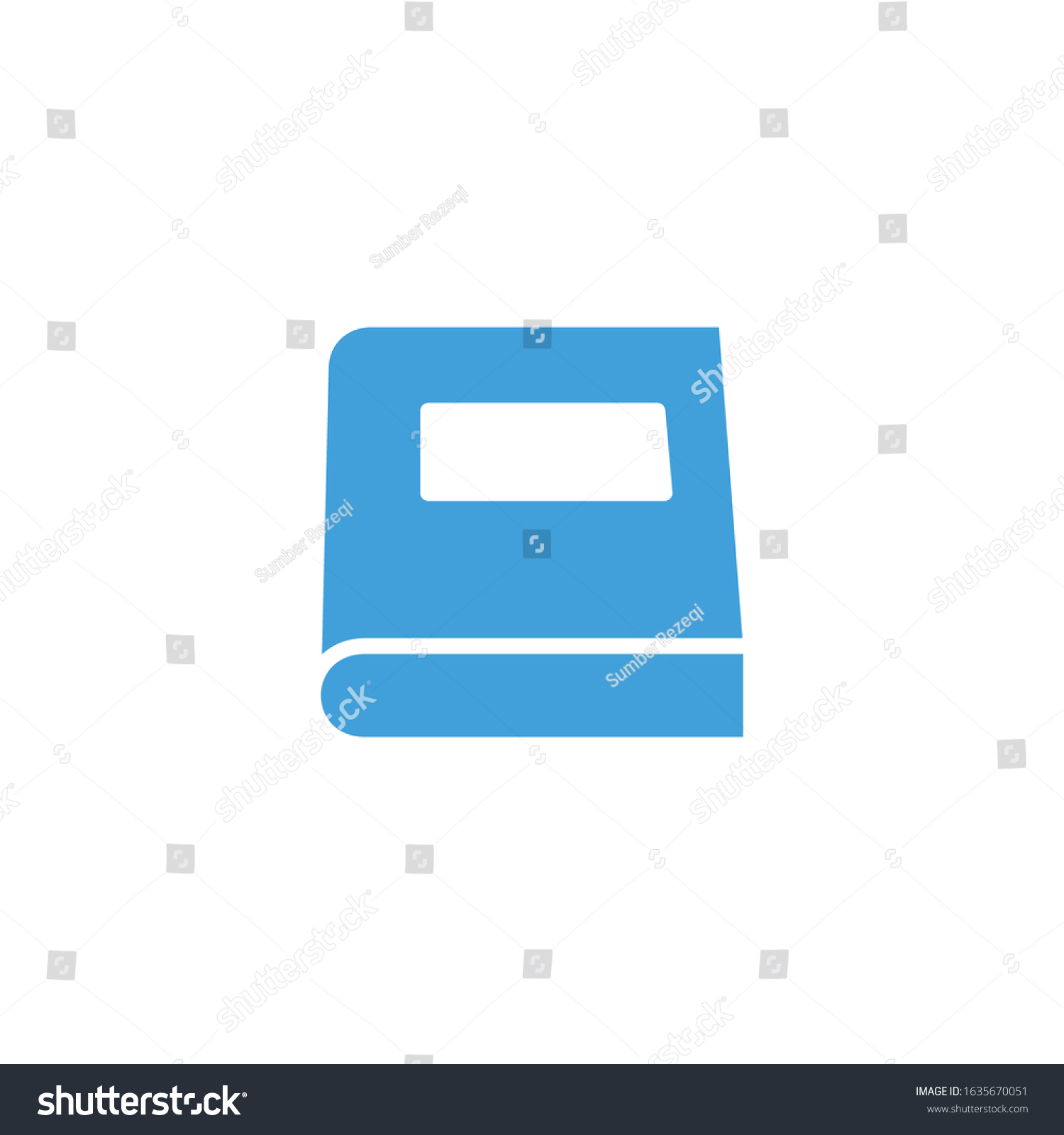 Vector Illustration Book Icon Template Stock Vector (Royalty Free ...