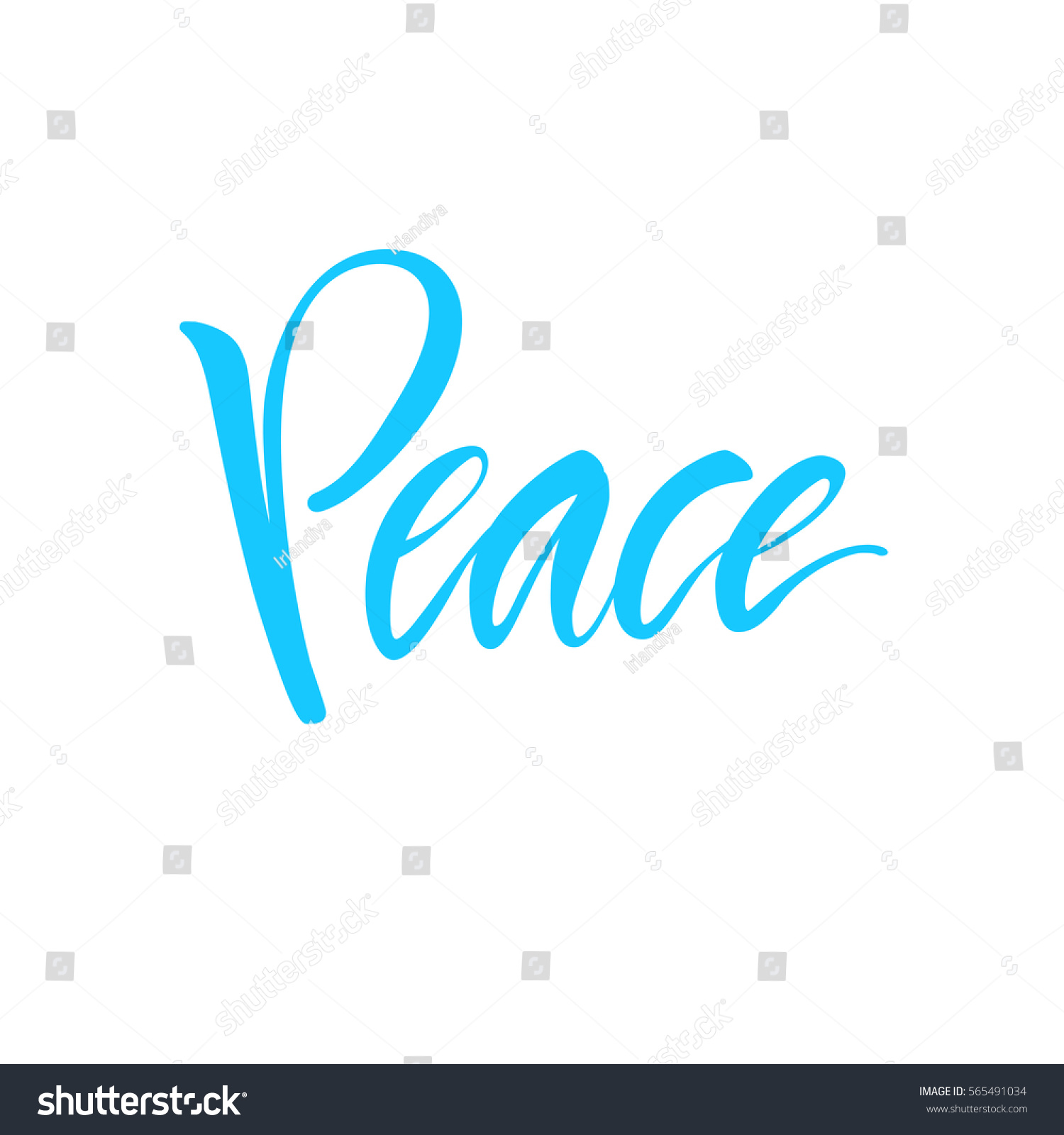 Vector Illustration Calligraphy Lettering Script Logo Stock Vector ...
