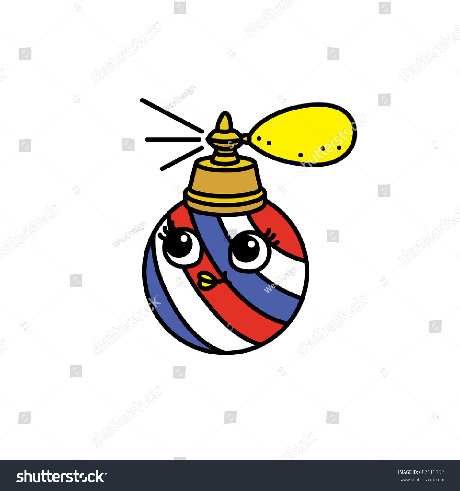 Vector Illustration Cartoon Perfume Stock Vector (Royalty Free ...