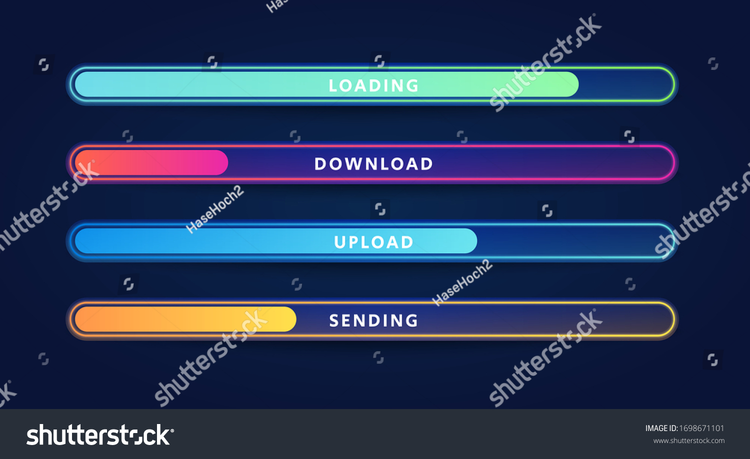 14,226 Loading bar ui 이미지, 스톡 사진 및 벡터 | Shutterstock