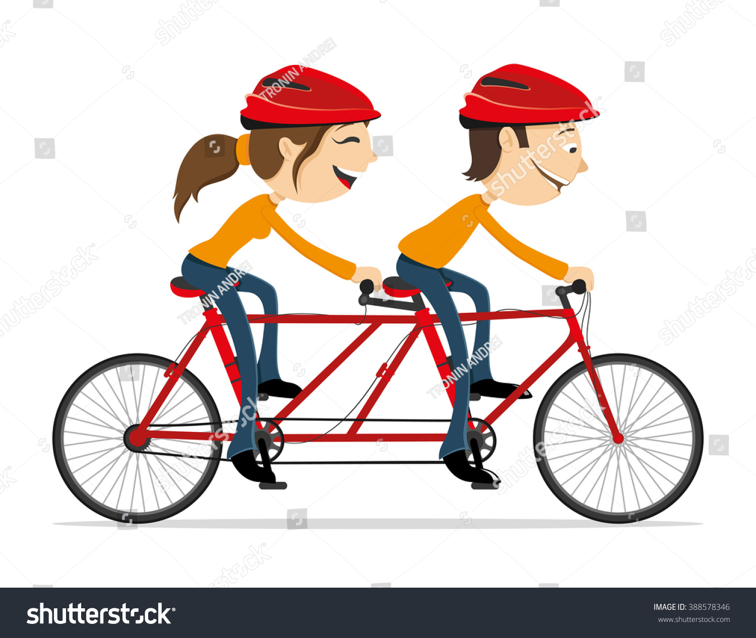 1,560 imágenes de Cartoon tandem bicycle - Imágenes, fotos y vectores ...