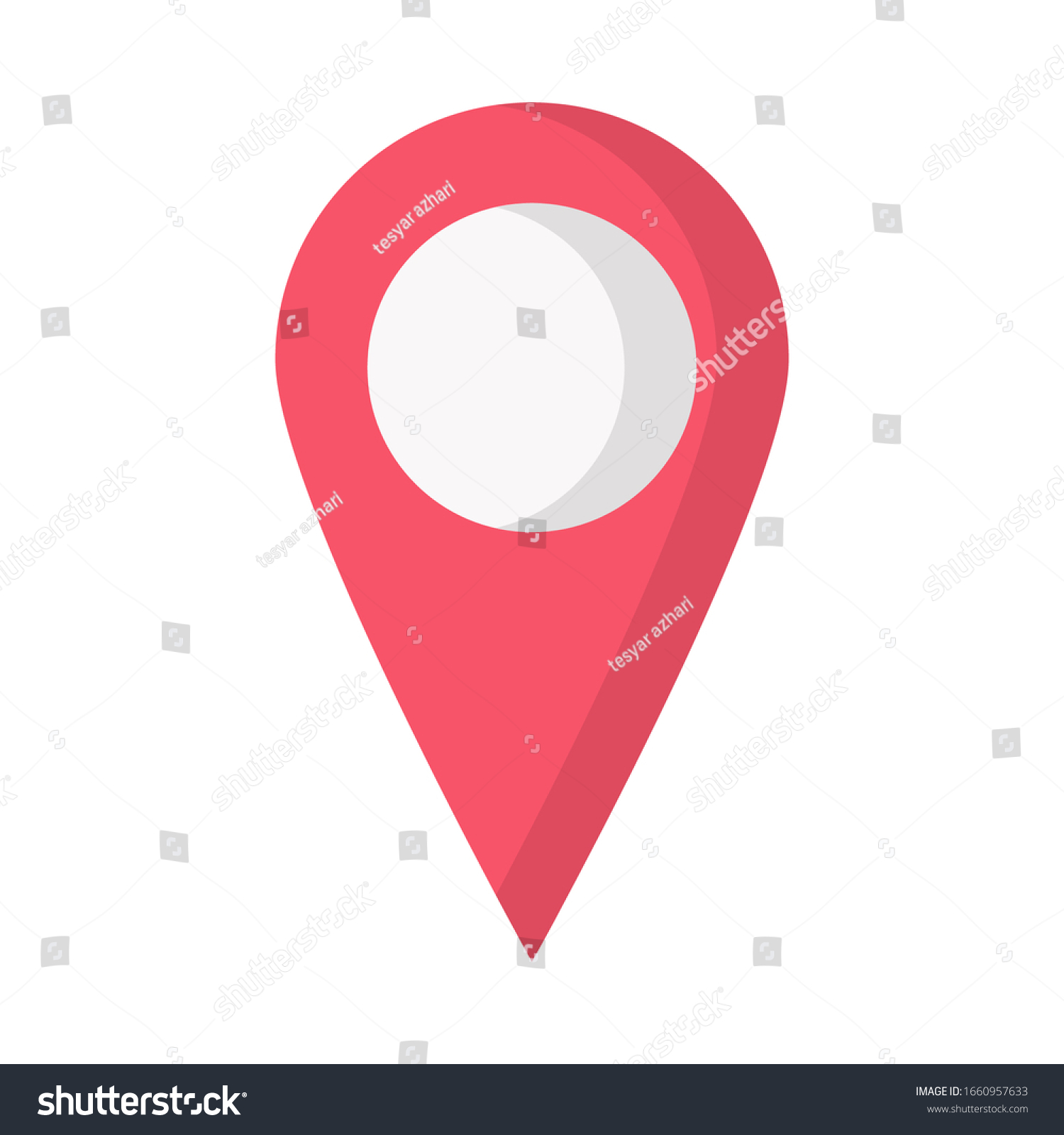 Vector Illustration Flat Navigator Design Stock Vector (Royalty Free ...