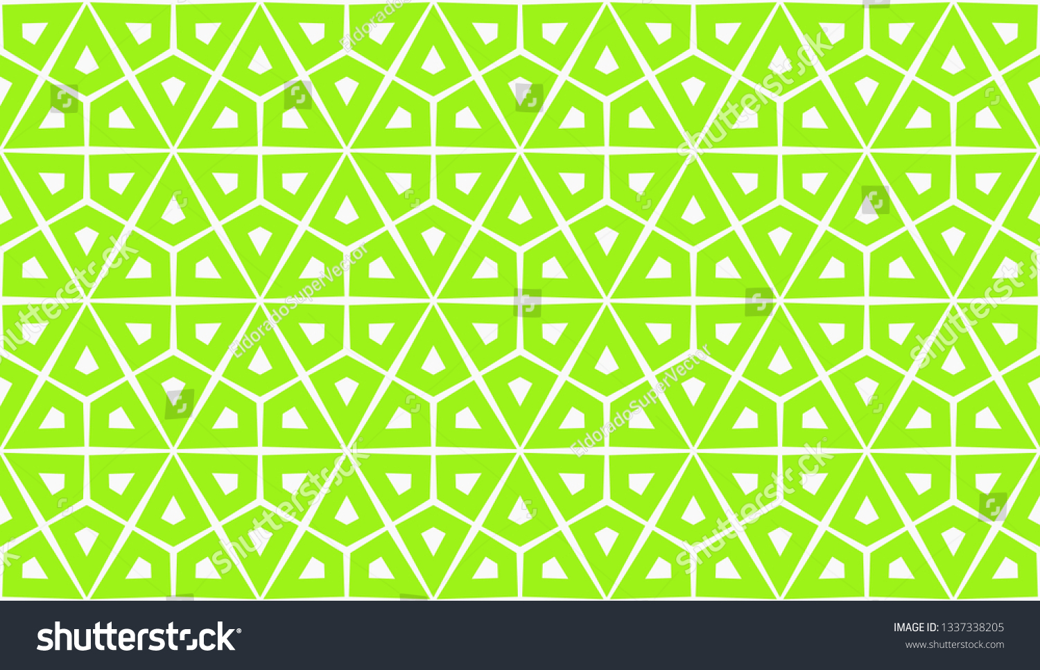 Vector Illustration Green Geometric Abstract Background Stock Vector ...