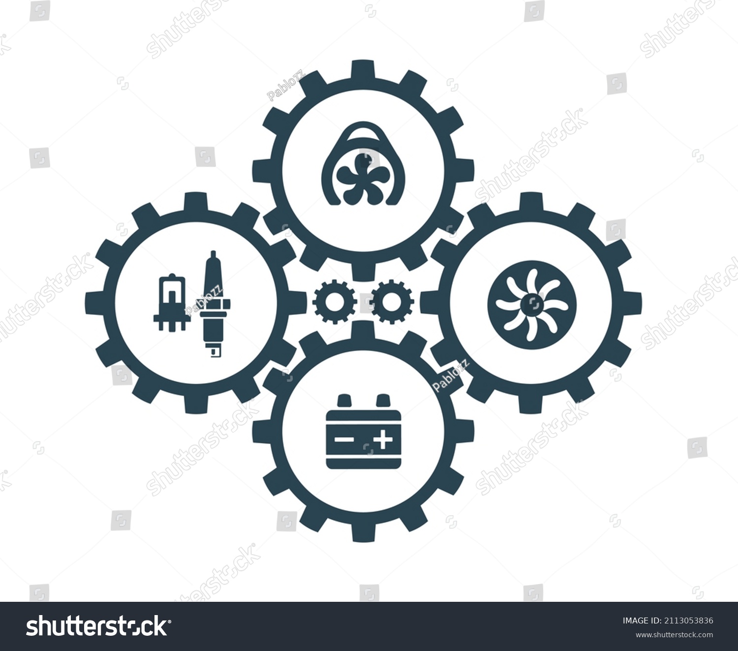 Vector Illustration Icons Logos Car Parts Stock Vector (Royalty Free ... Vector Illustration Icons Logos Car Parts Stock Vector (Royalty Free ...