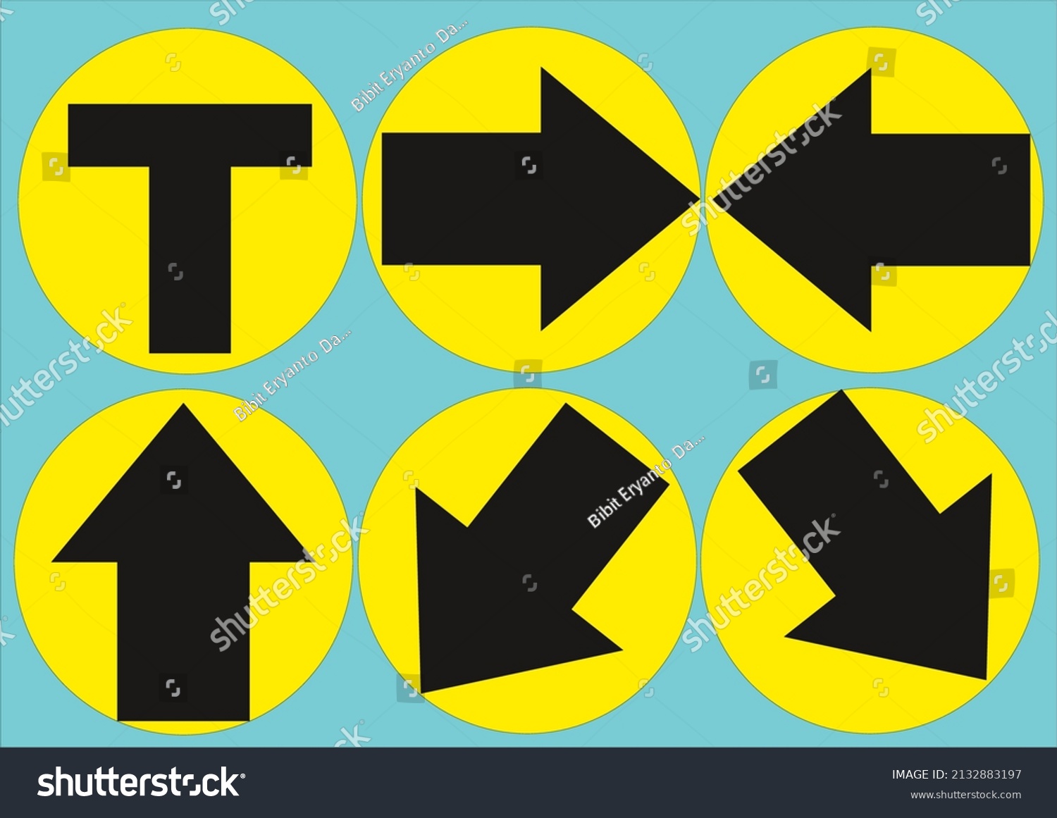 Vector Illustration Image Traffic Directions Stock Vector (Royalty Free ...