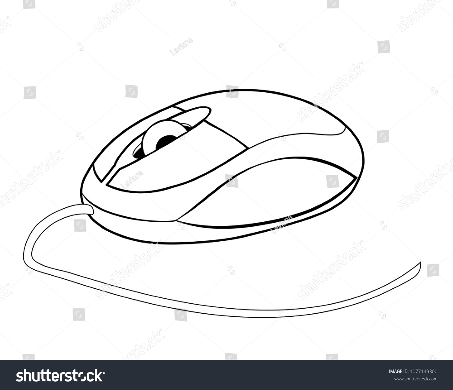 Vector Illustration Isolated Small Computer Mouse Stock Vector (Royalty ... Vector Illustration Isolated Small Computer Mouse Stock Vector (Royalty ...
