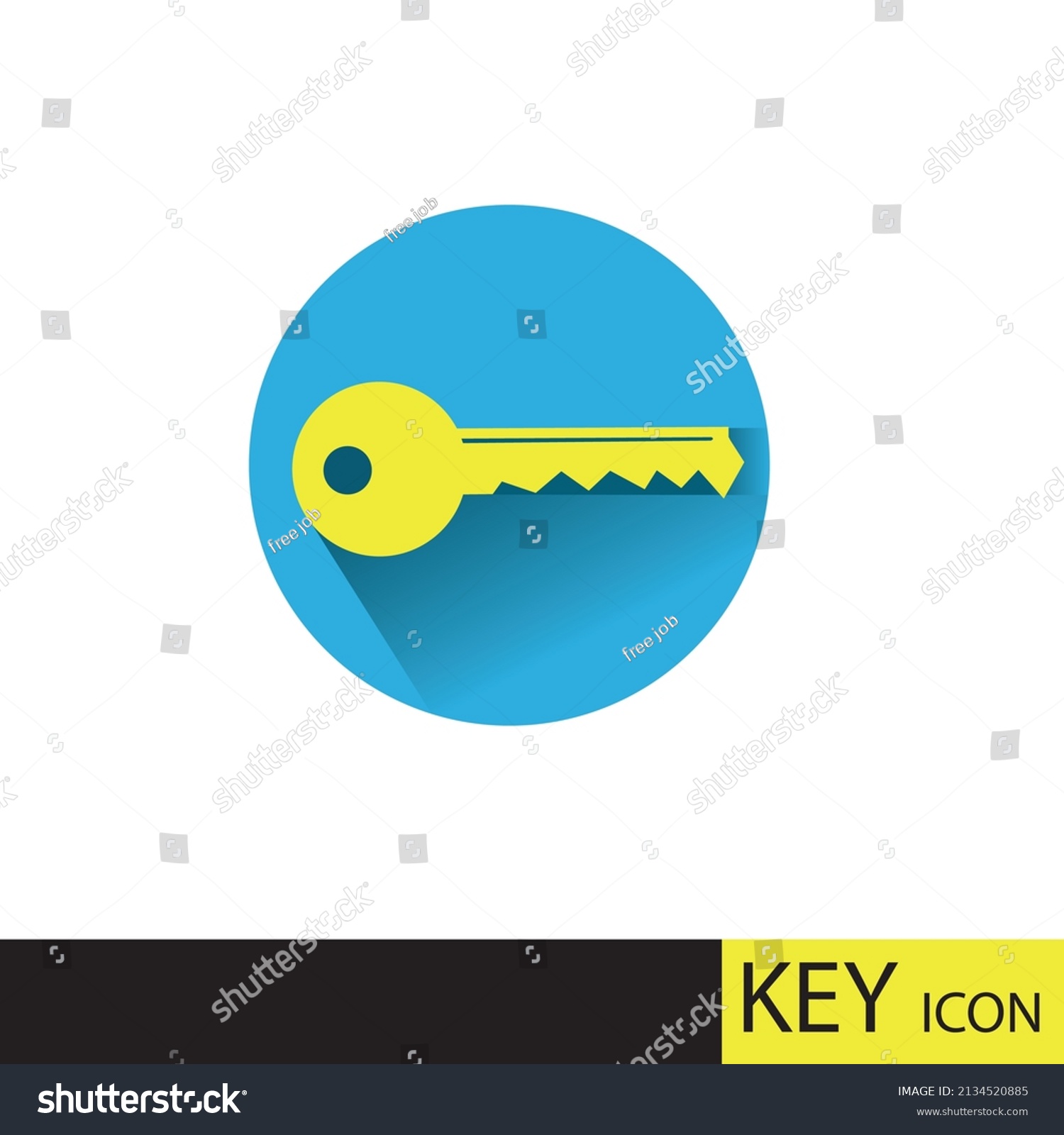 Vector Illustration Key Icon Desing Template Stock Vector (Royalty Free ...
