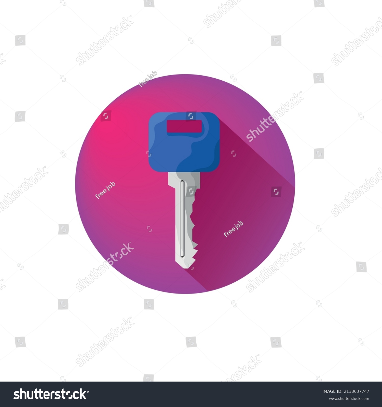 Vector Illustration Key Icon Desing Template Stock Vector (Royalty Free ...