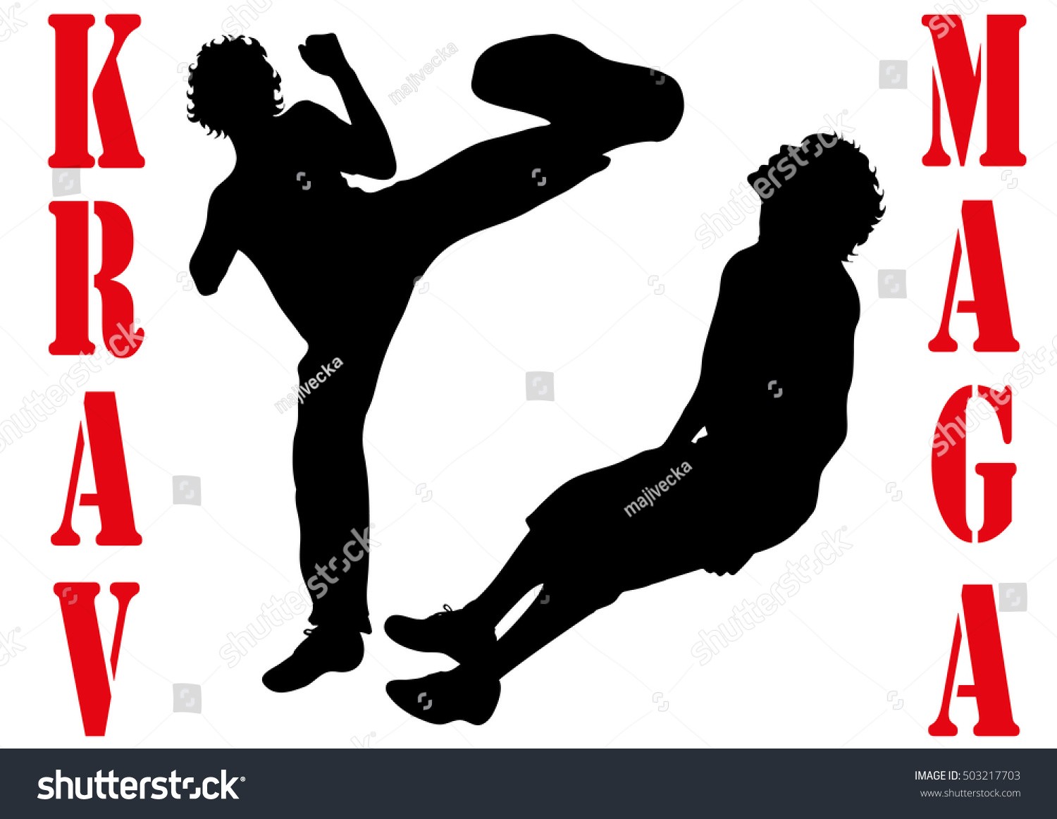 Vector Illustration Krav Maga Silhouettes People: vector de stock ... Vector Illustration Krav Maga Silhouettes People: vector de stock ...