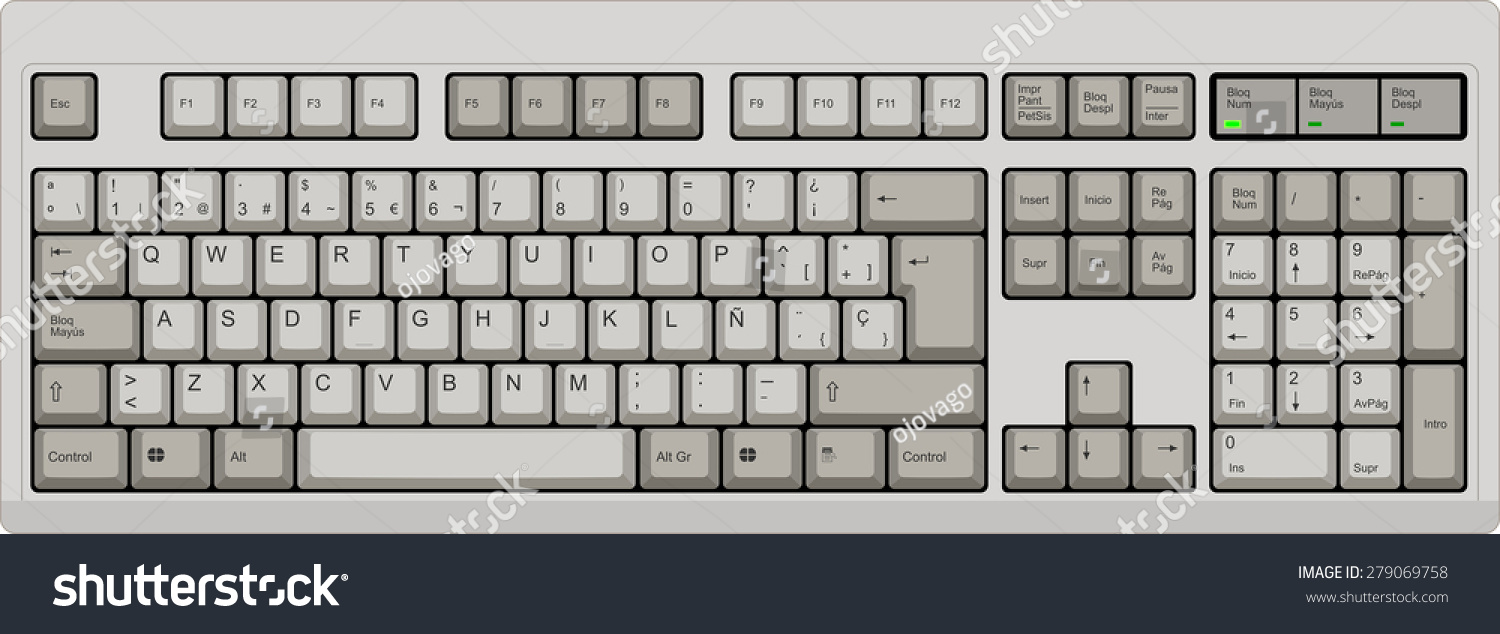 1,494 Spanish keyboard Images, Stock Photos & Vectors | Shutterstock