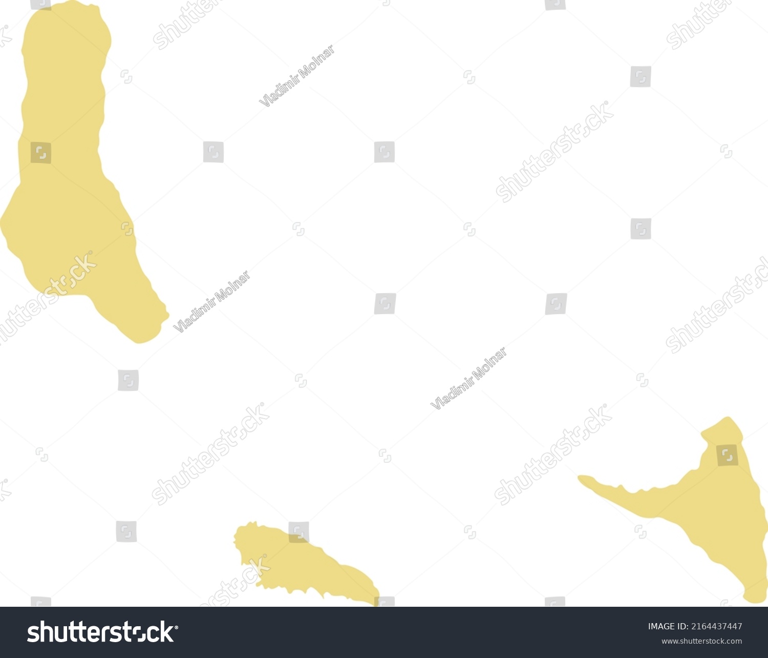 Vector Illustration Comoros Map Stock Vector (Royalty Free) 2164437447 ...