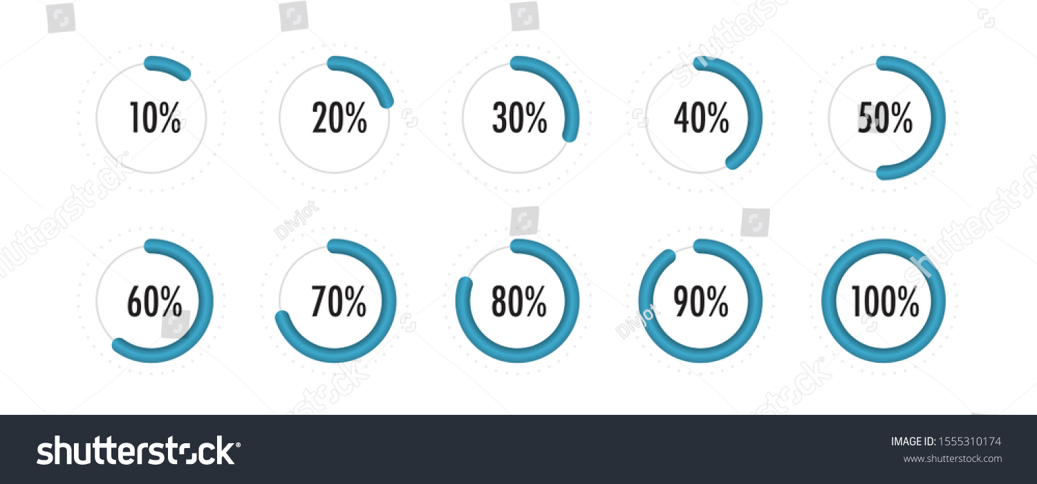 Vector Illustration Progress Bar Progress Wheel : image vectorielle de ...