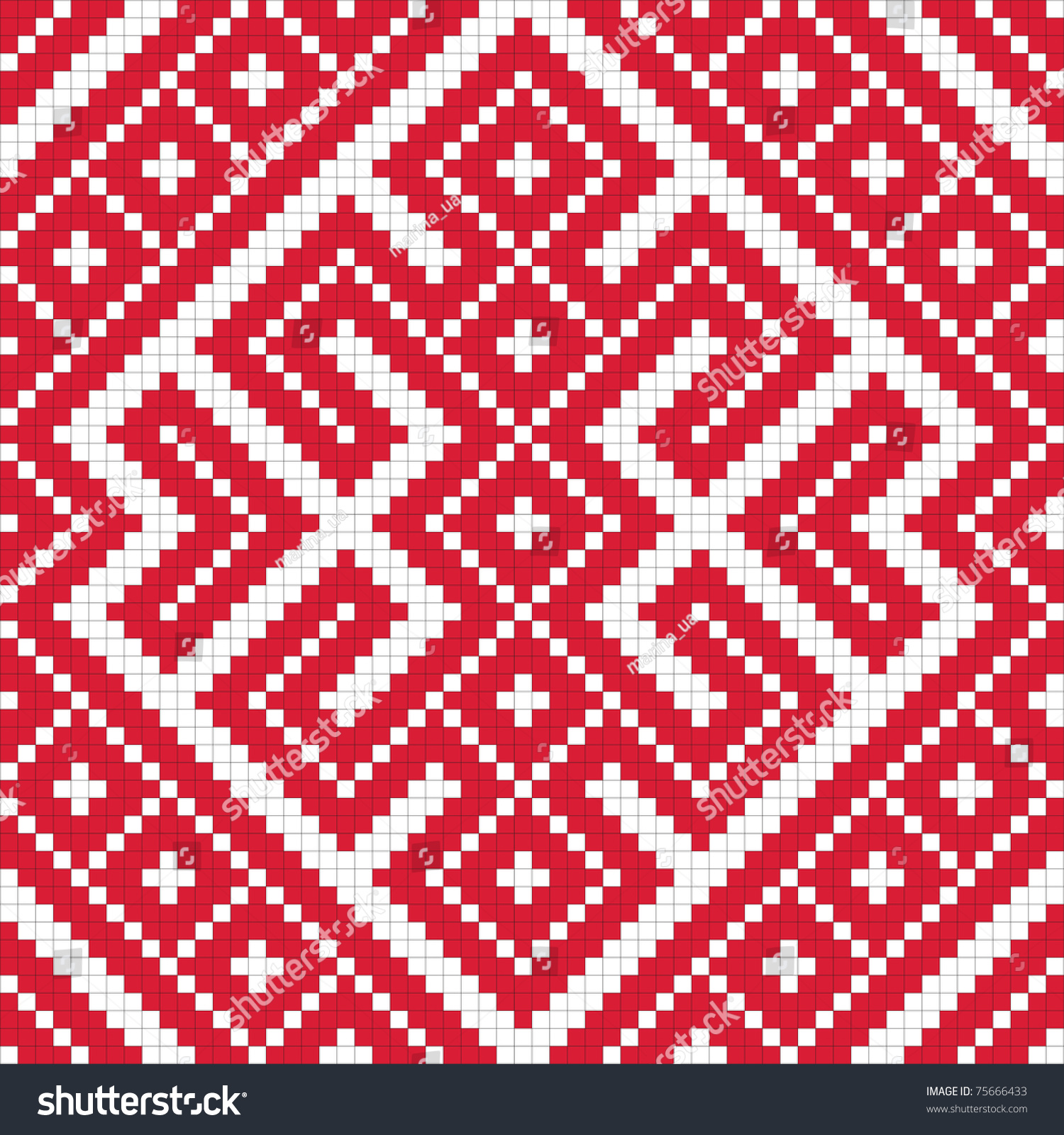 Vector Illustration Of Slavic Seamless Pattern - 75666433 : Shutterstock