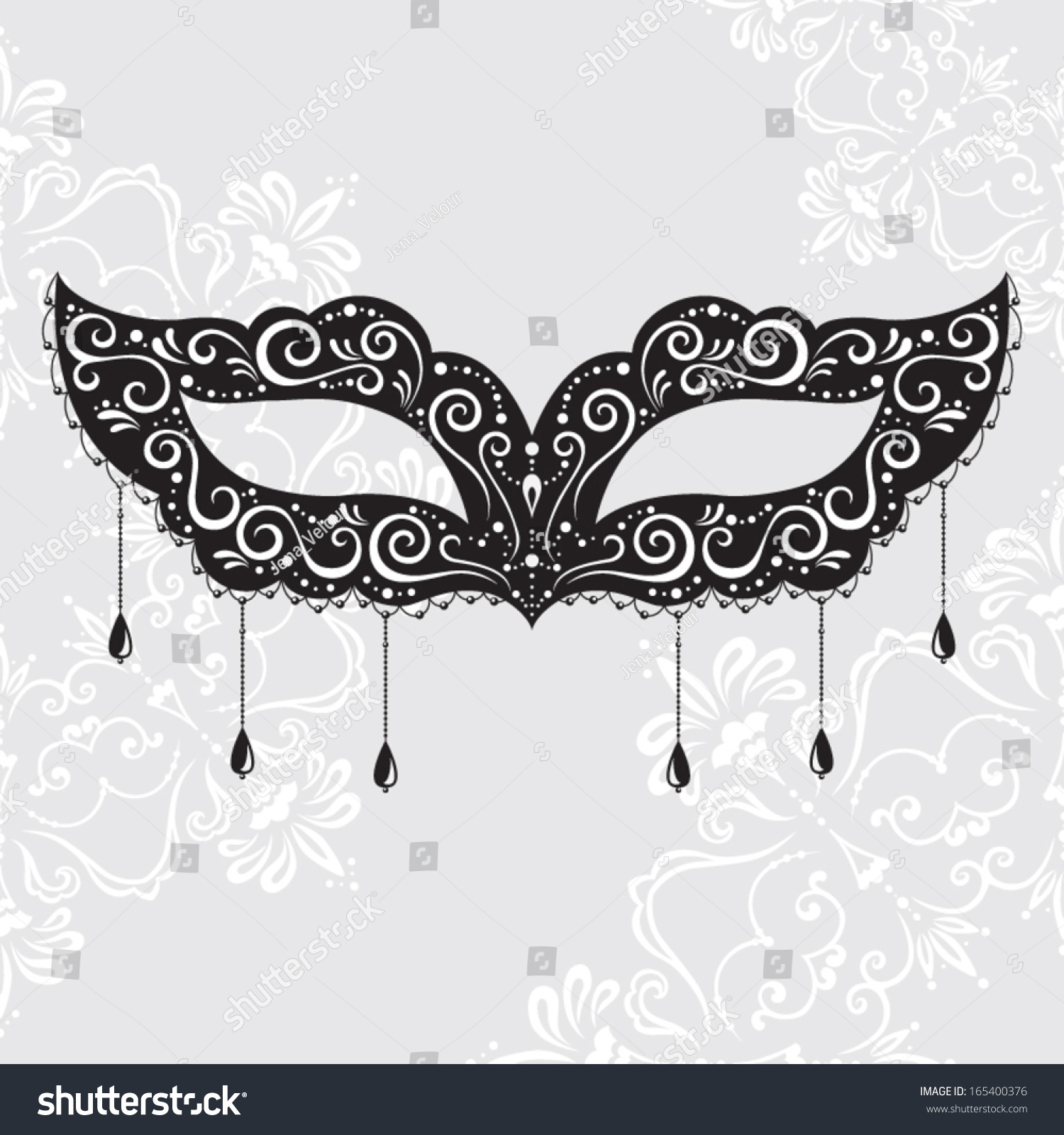 Vector Illustration Masquerades Mask Stock Vector (Royalty Free ... Vector Illustration Masquerades Mask Stock Vector (Royalty Free ...