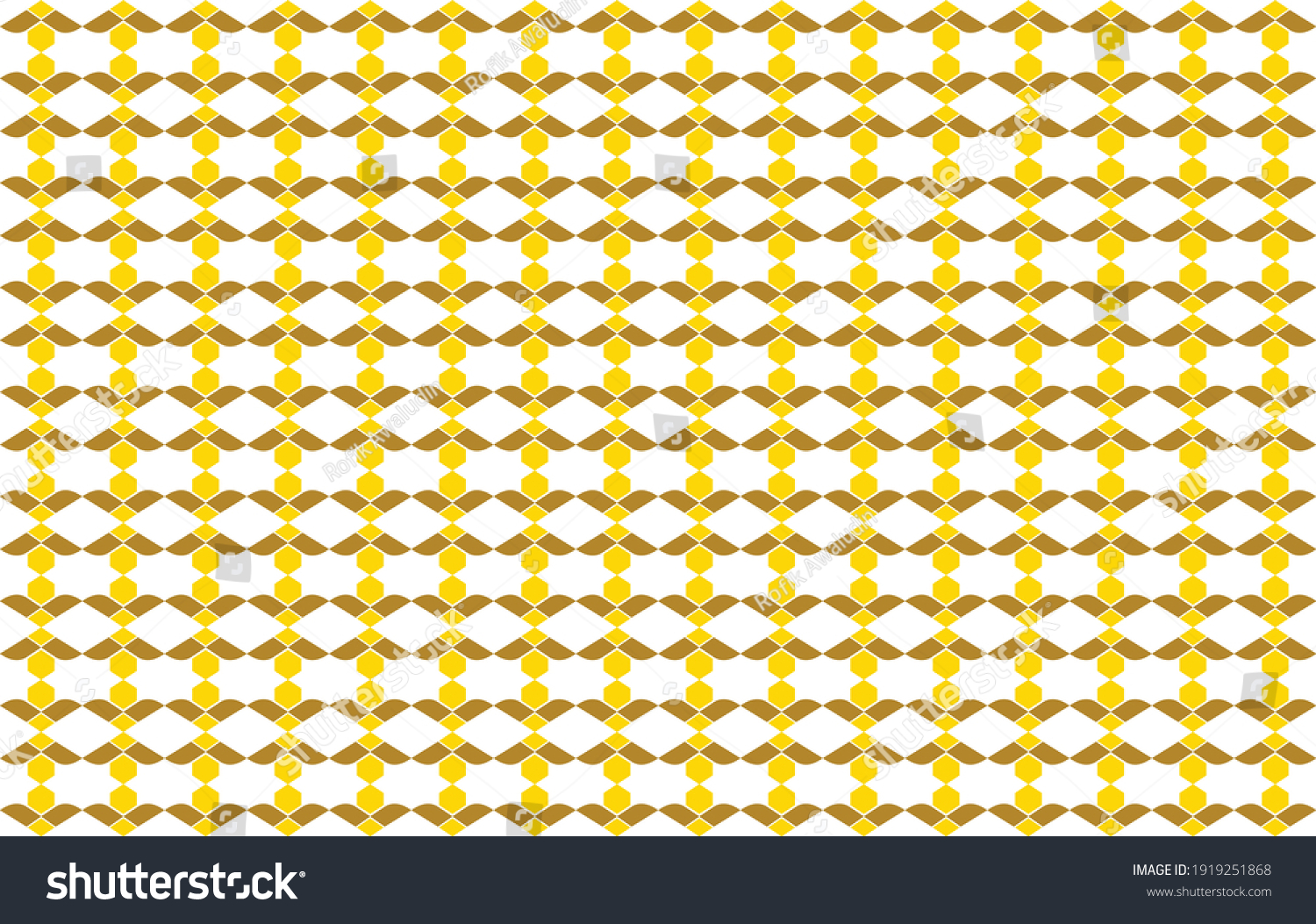 Vector Illustration Vertical Geometric Bee Seamless Stock Vector ...