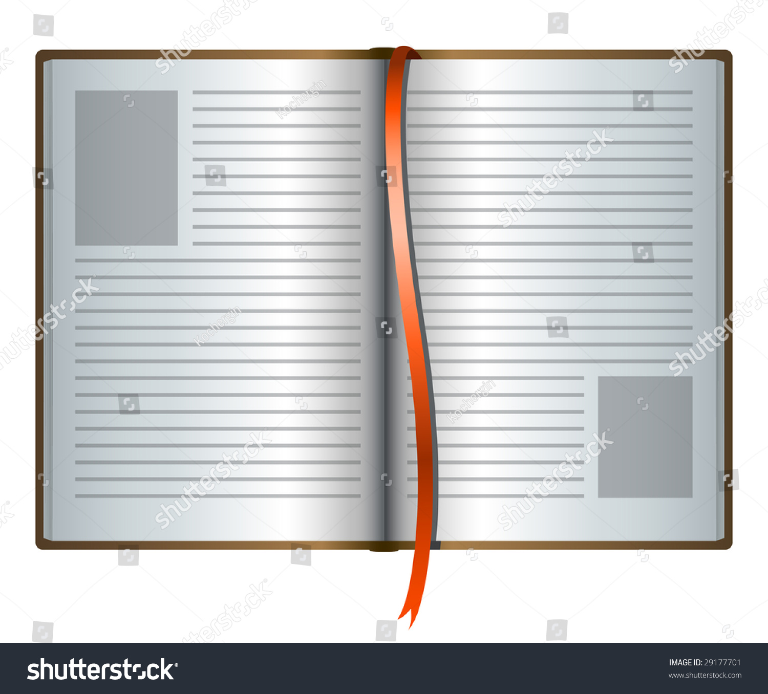 Vector Illustration Open Book Stock Vector (Royalty Free) 29177701
