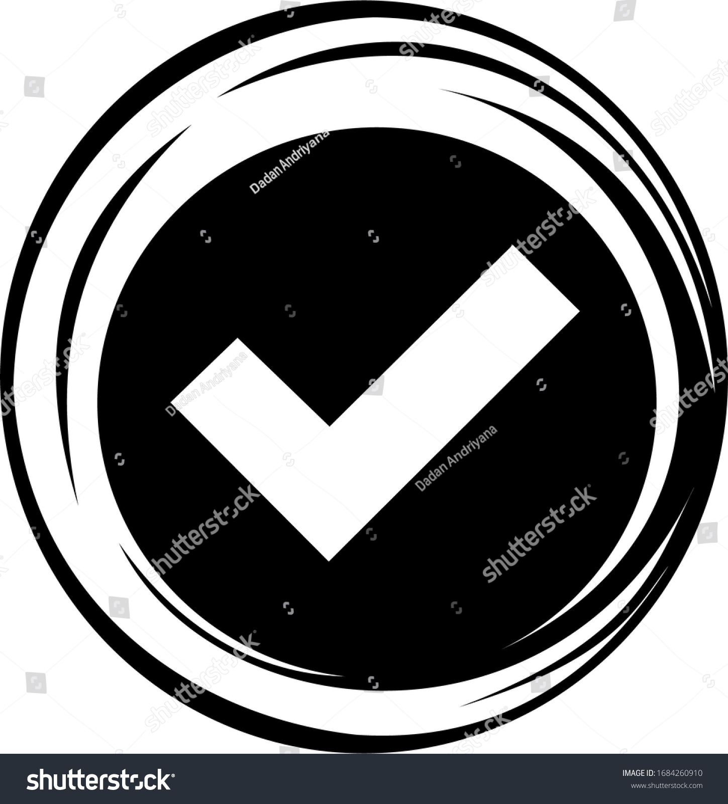 Vector Illustration Simple Element Execution Symbol Stock Vector ...