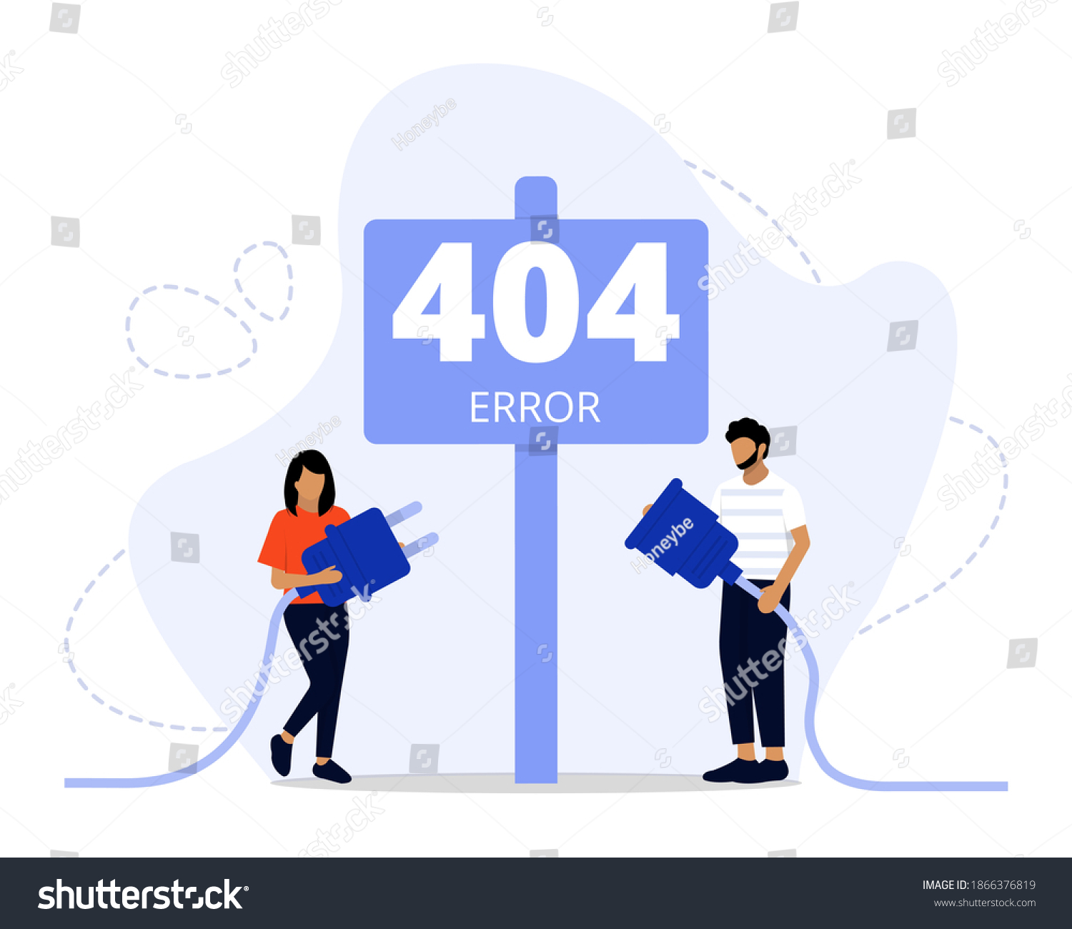 Vector Illustration Website Under Construction Concept Stock Vector ...
