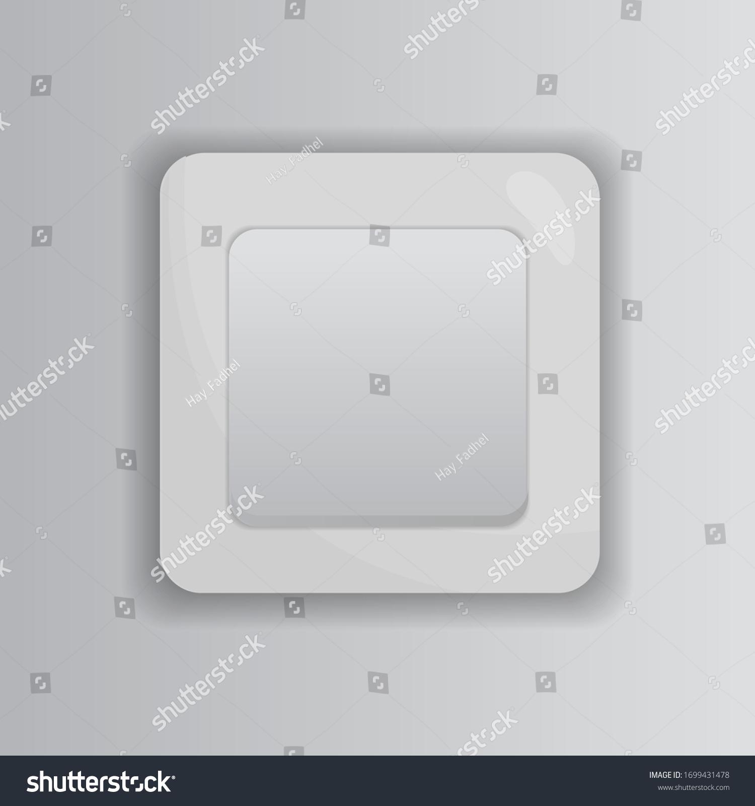 Vector Illustration White Switches Socket Electric Stock Vector ...