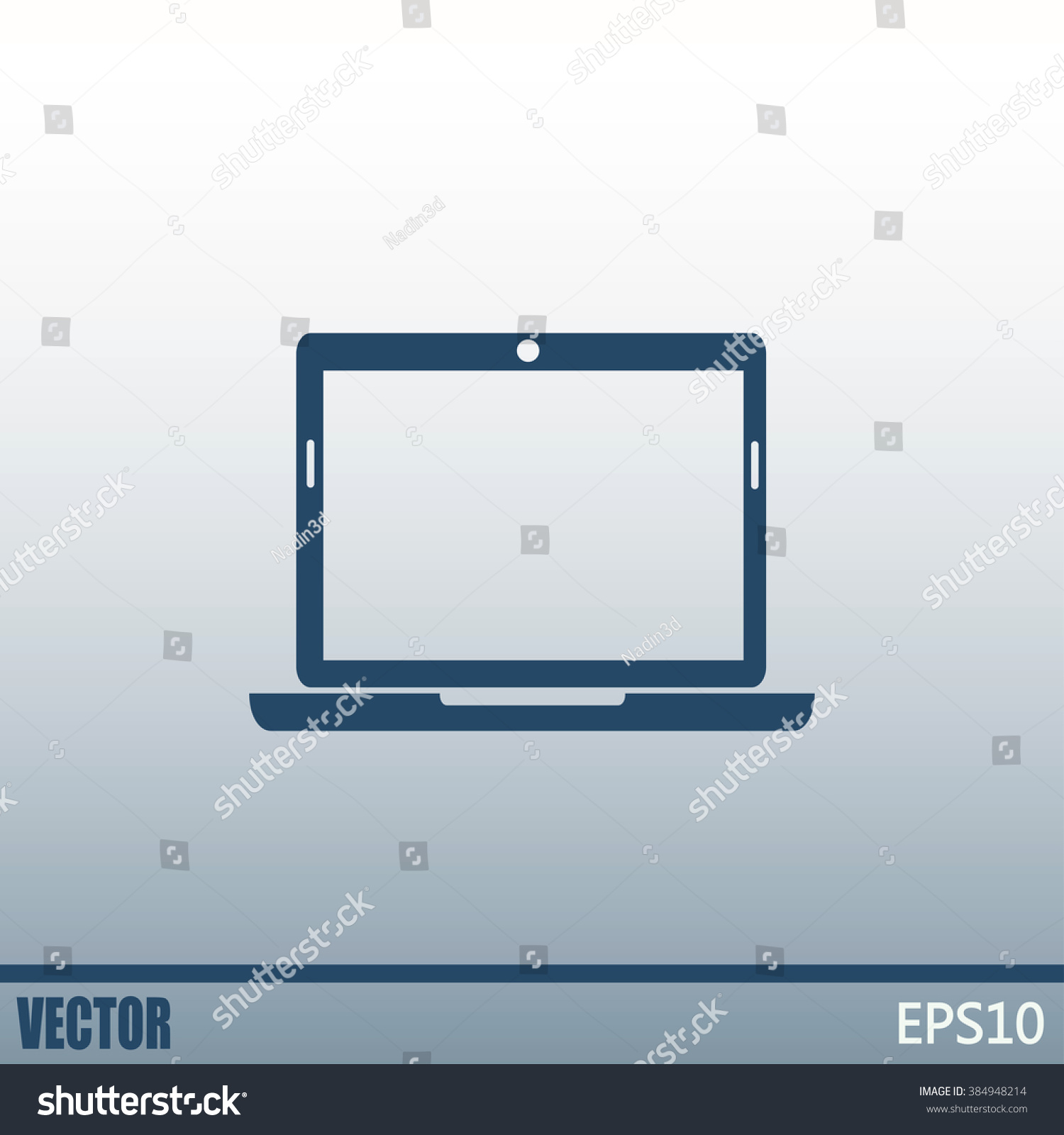 Vector Illustrations Computer Stock Vector (Royalty Free) 384948214 ...