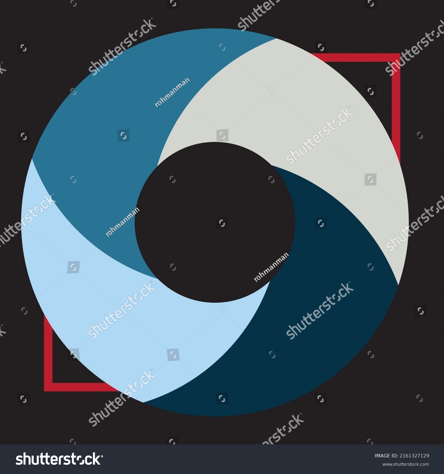 Vector Image Circle Shutter Logo Soft Stock Vector (Royalty Free ...