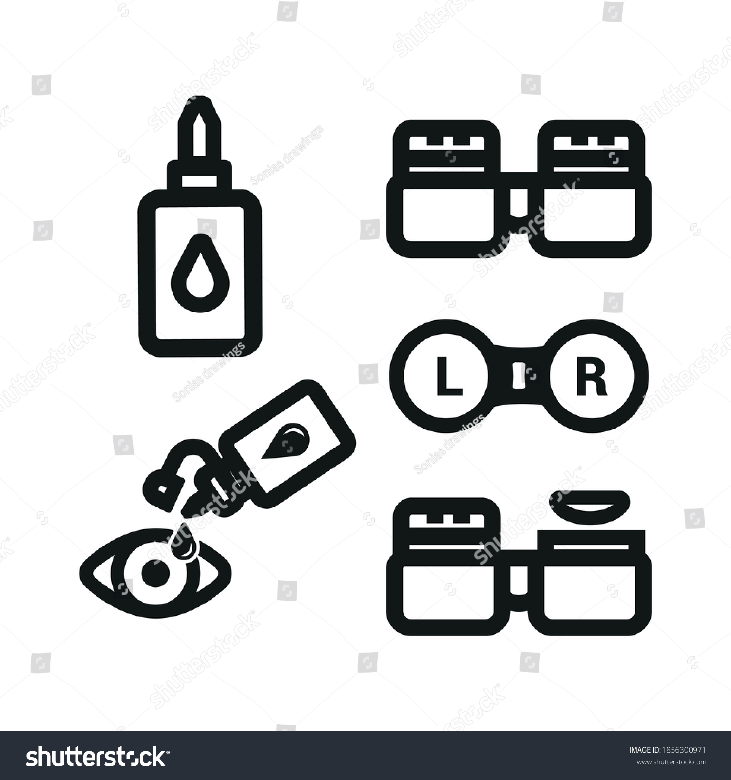 Vector Image Contact Lens Box Icon: เวกเตอร์สต็อก (ปลอดค่าลิขสิทธิ์ ...