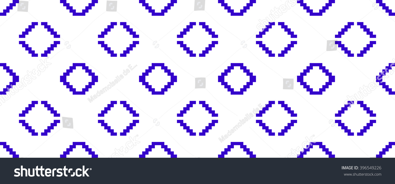 Vector Image Pattern Seamless Texture Blue Stock Vector (Royalty Free ...
