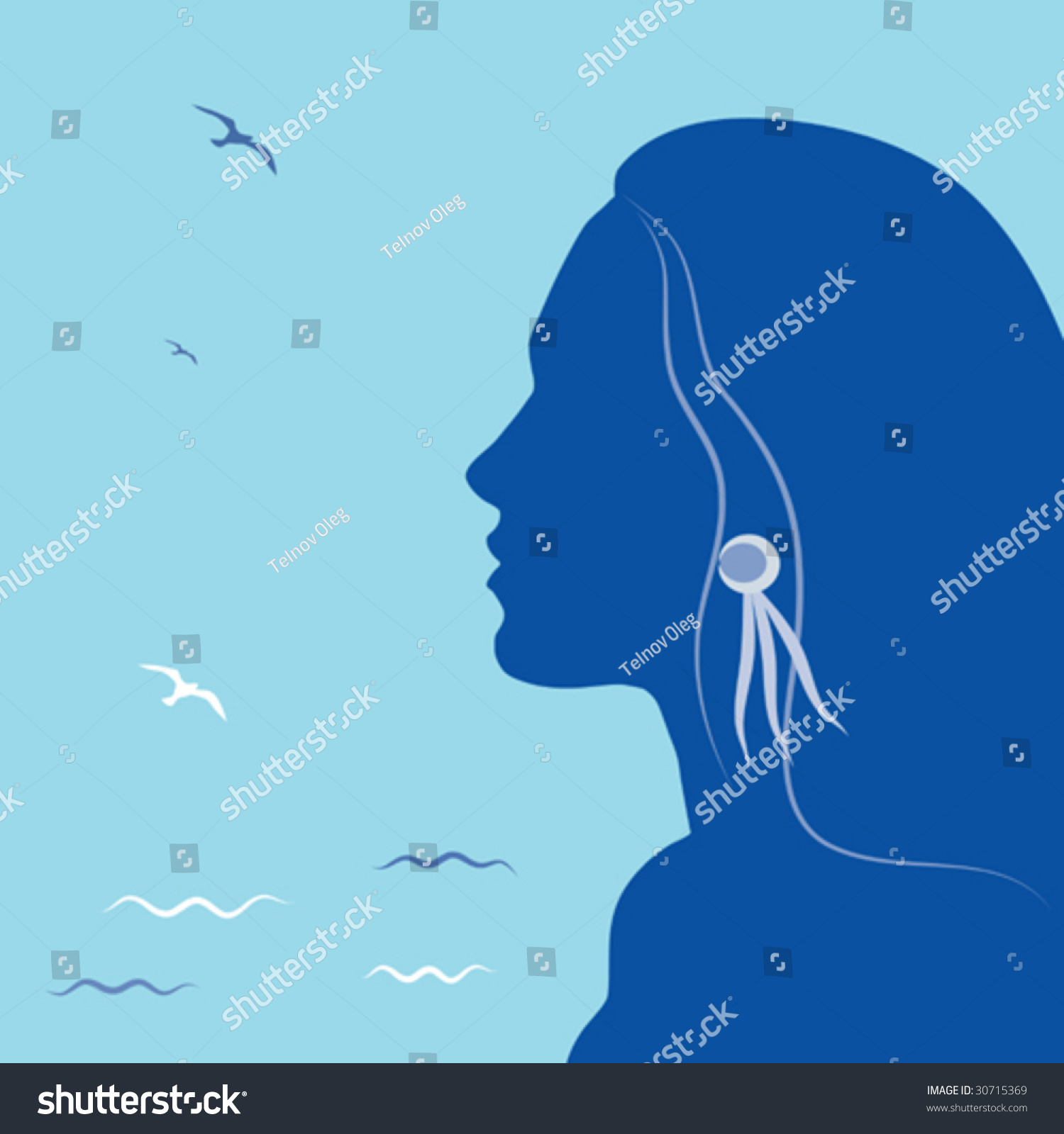 Vector Indian Girl Stock Vector (Royalty Free) 30715369