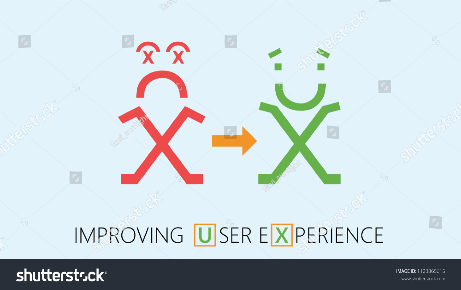 Vector Infographic Creative Graphical Representation Improving Stock ...