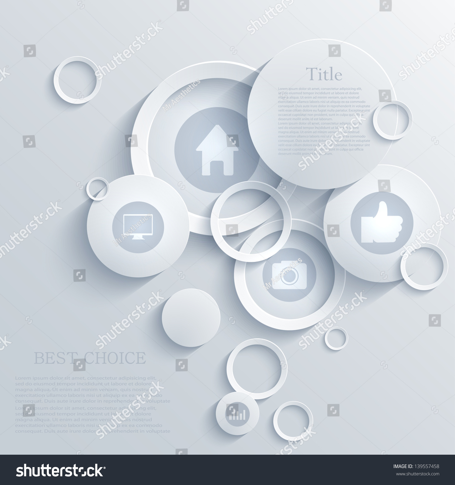 Vector Infographic Background Design Eps10 Stock Vector (Royalty Free ...