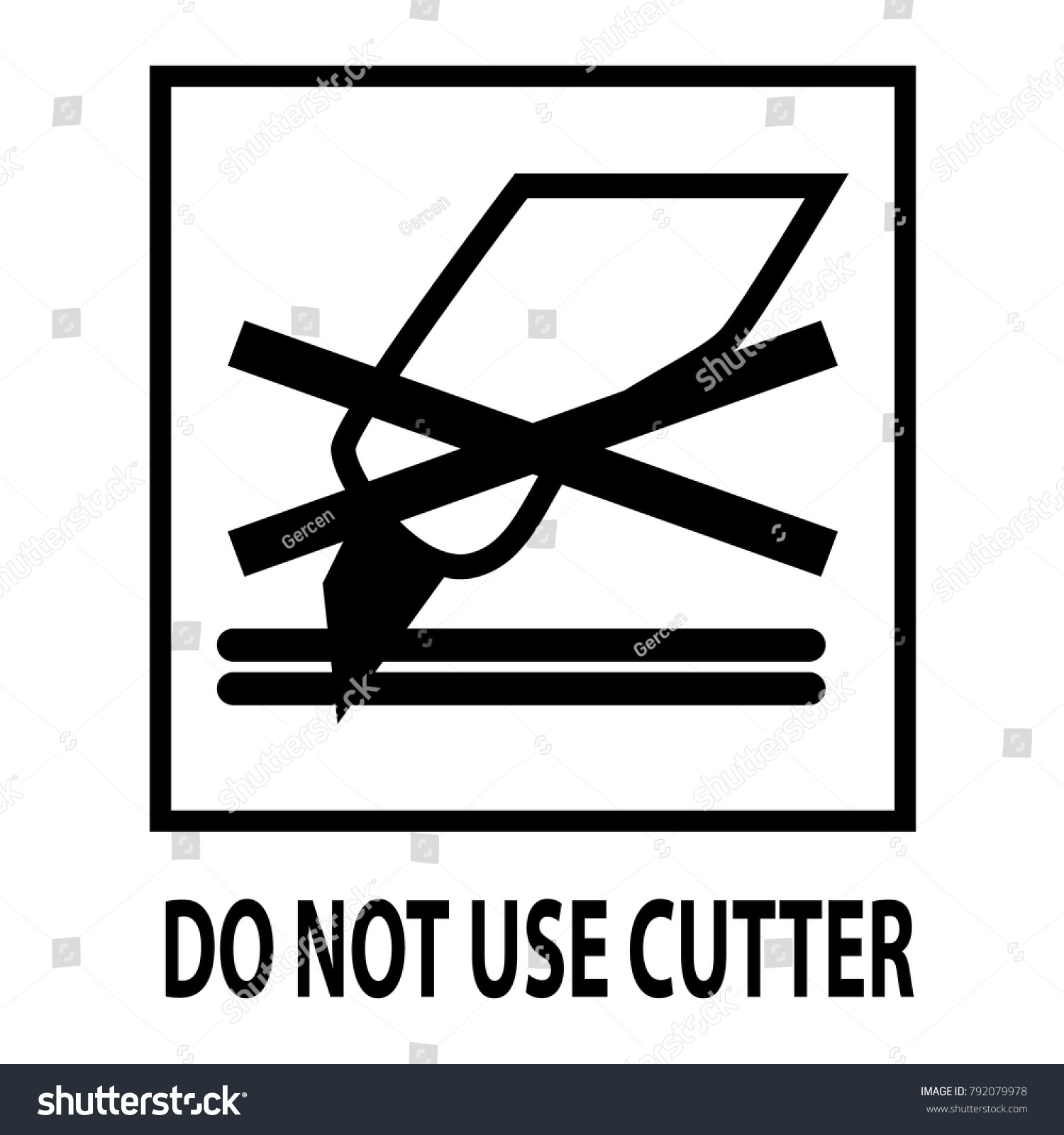 Vector Isolated Packaging Symbols Stock Vector (Royalty Free) 792079978 ...