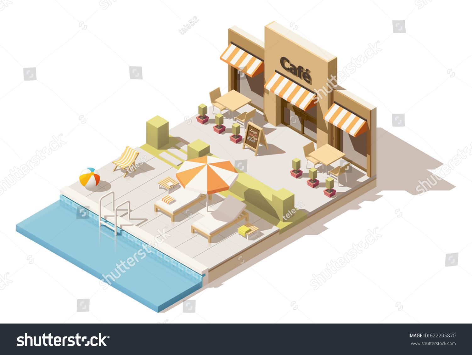 Vector Isometric Low Poly Swimming Pool 库存矢量图(免版税)622295870 | Shutterstock Vector Isometric Low Poly Swimming Pool 库存矢量图(免版税)622295870 | Shutterstock