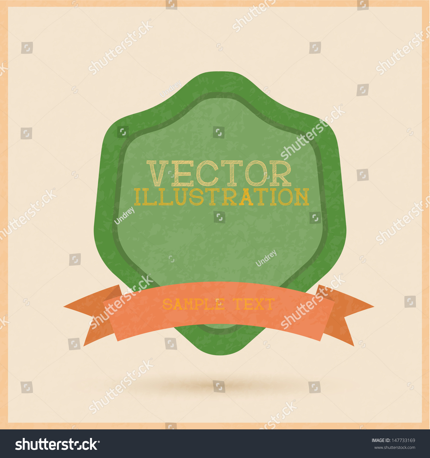 Vector Label Design Template Stock Vector (Royalty Free) 147733169 ...