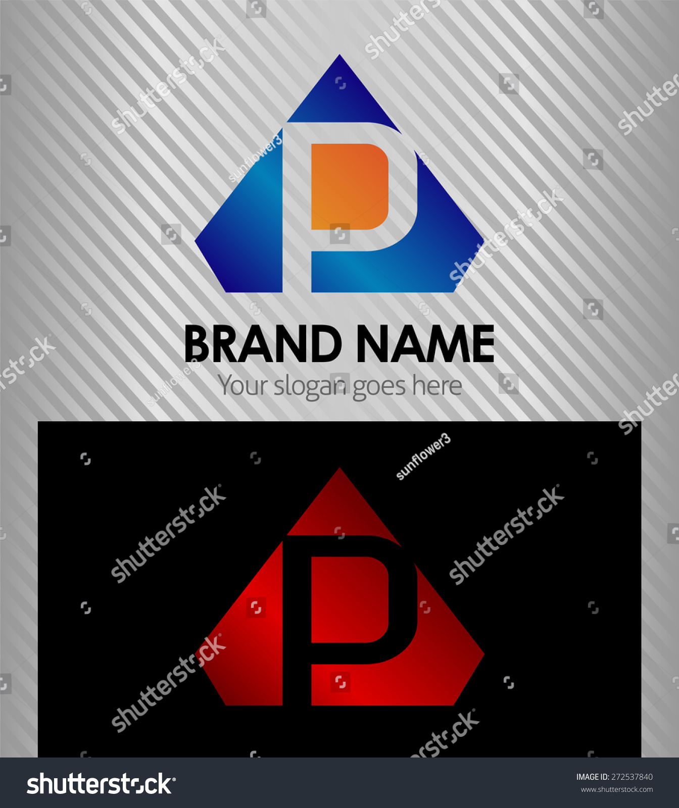 Vector Letter P Logo Icon: เวกเตอร์สต็อก (ปลอดค่าลิขสิทธิ์) 272537840 ...