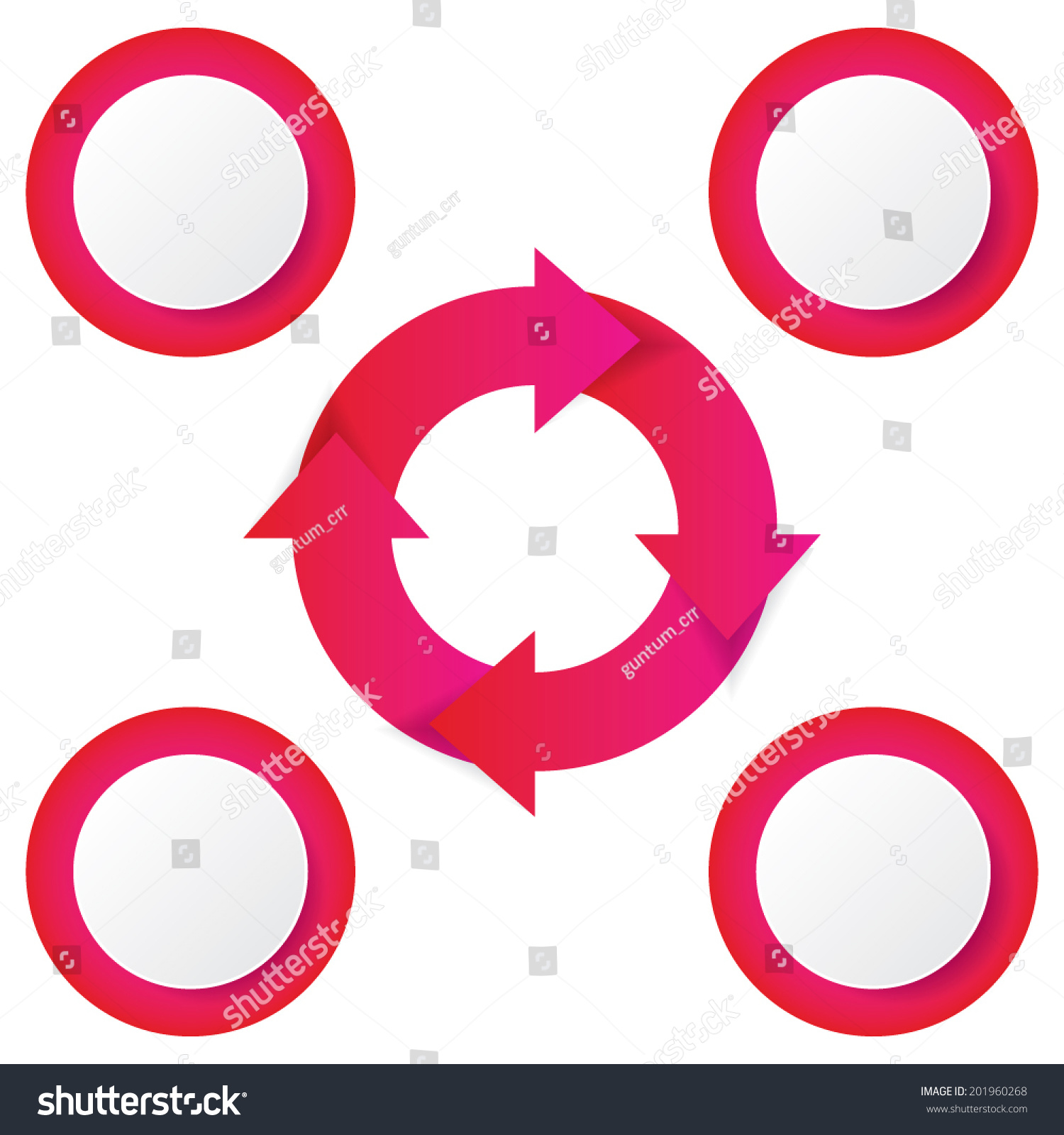 Vector Life Cycle Diagram Stock Vector (Royalty Free) 201960268