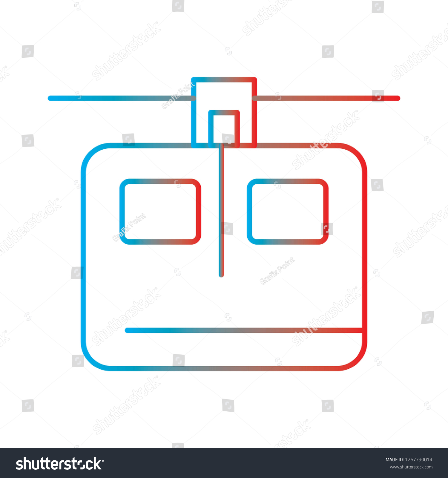 Vector Lift Icon Stock Vector (Royalty Free) 1267790014 | Shutterstock