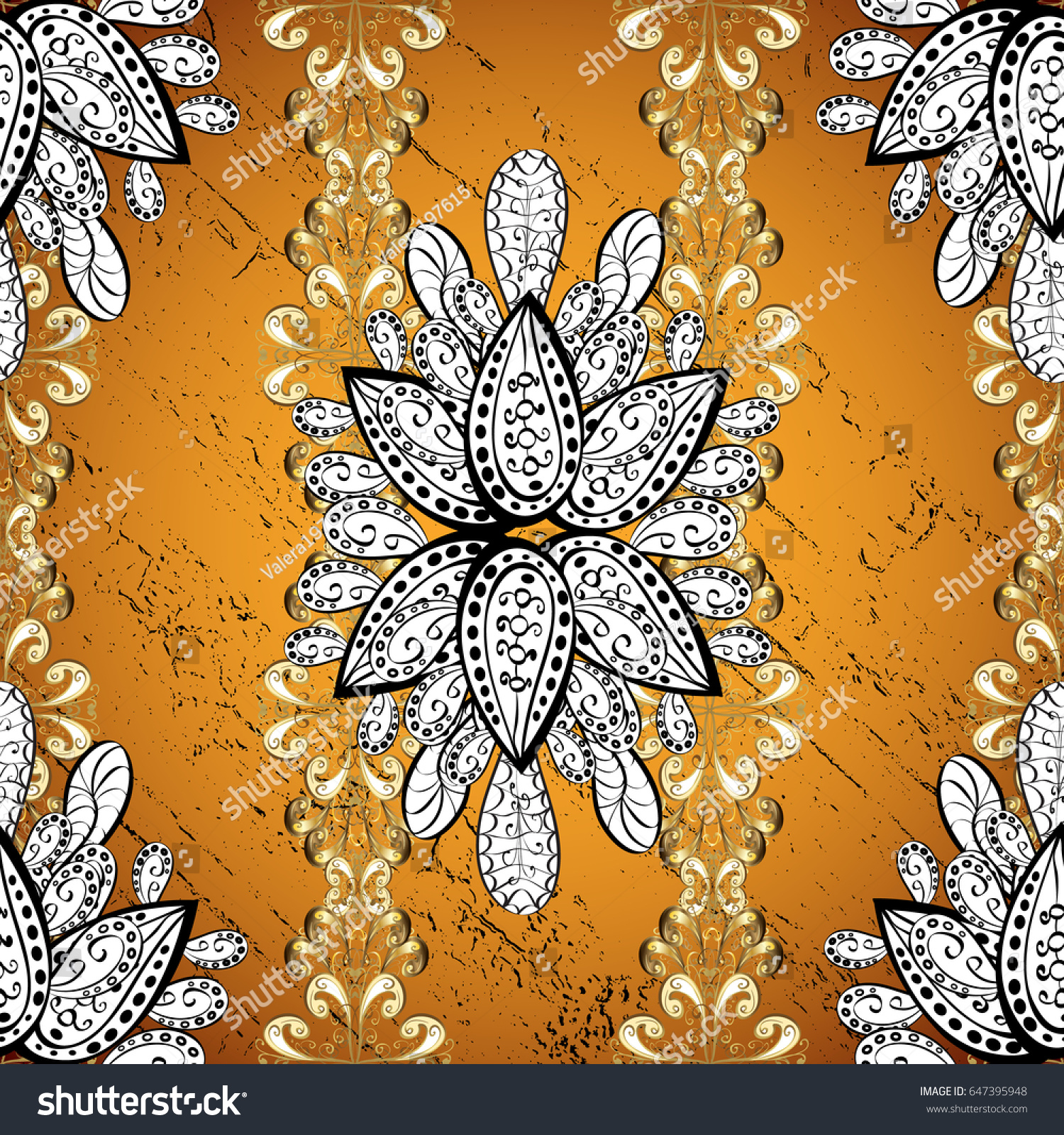 Vector Line Art Border Design Template Stock Vector (Royalty Free ...