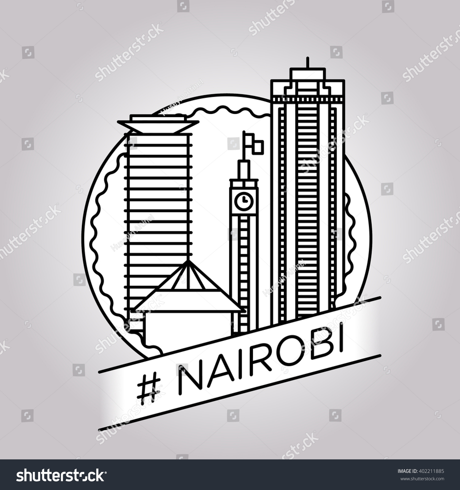 Vector Line Nairobi Badge: เวกเตอร์สต็อก (ปลอดค่าลิขสิทธิ์) 402211885 ...