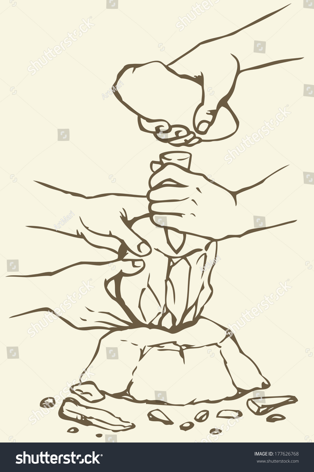 Tools of early humans Images, Stock Photos & Vectors | Shutterstock
